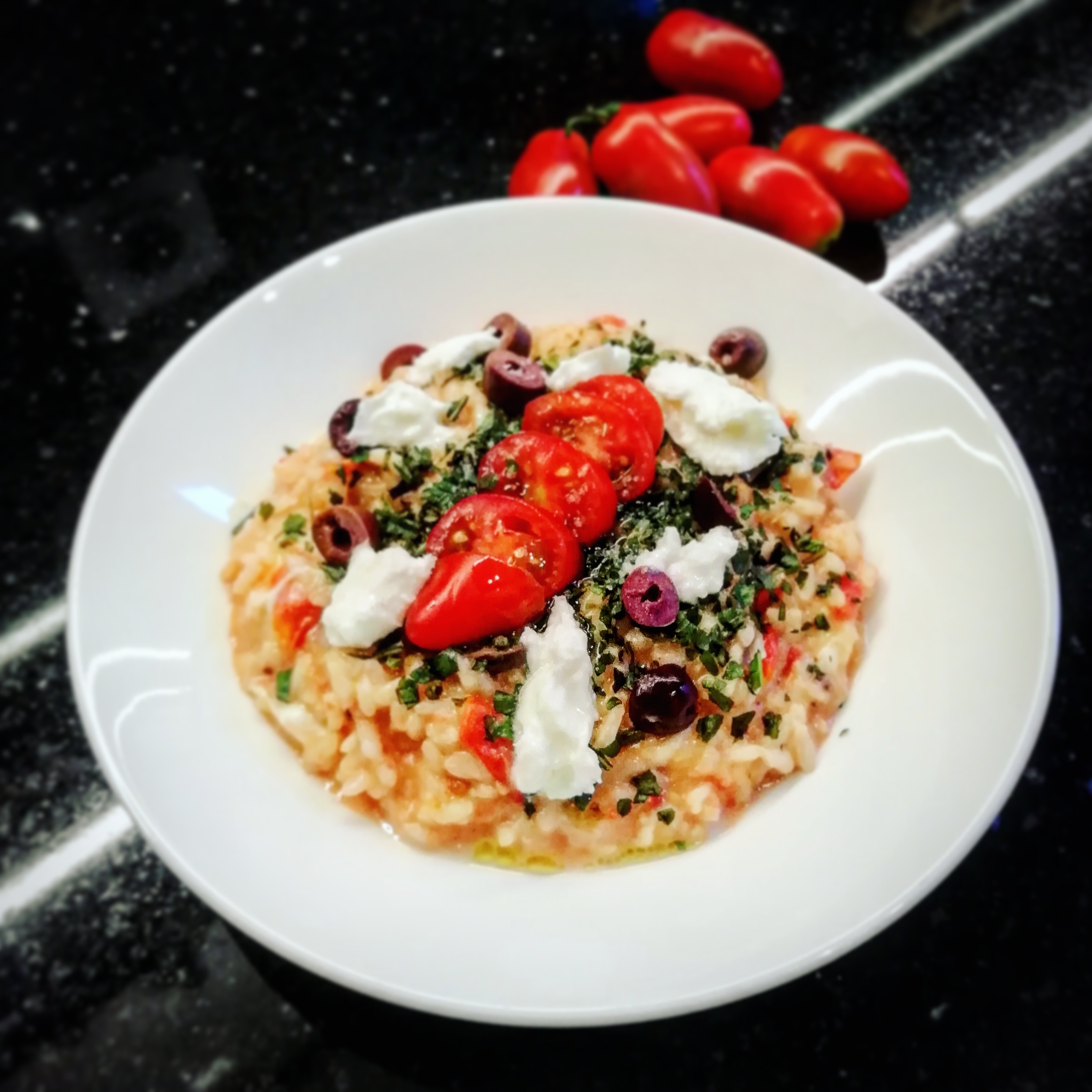 Risotto à la tomate et à la mozzarella - Les lubies de Cadia
